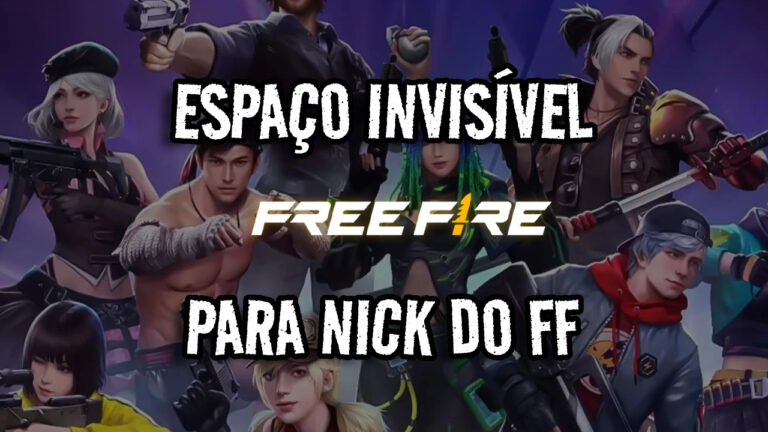 Veja como colocar o espaço invisível no nick do Free Fire